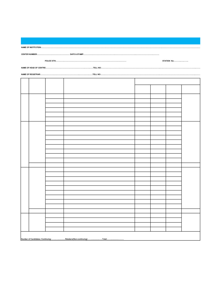 Registration Summary Sheet for Non-modular Ucpc and Nc (Nov-Dec 2024) | PDF