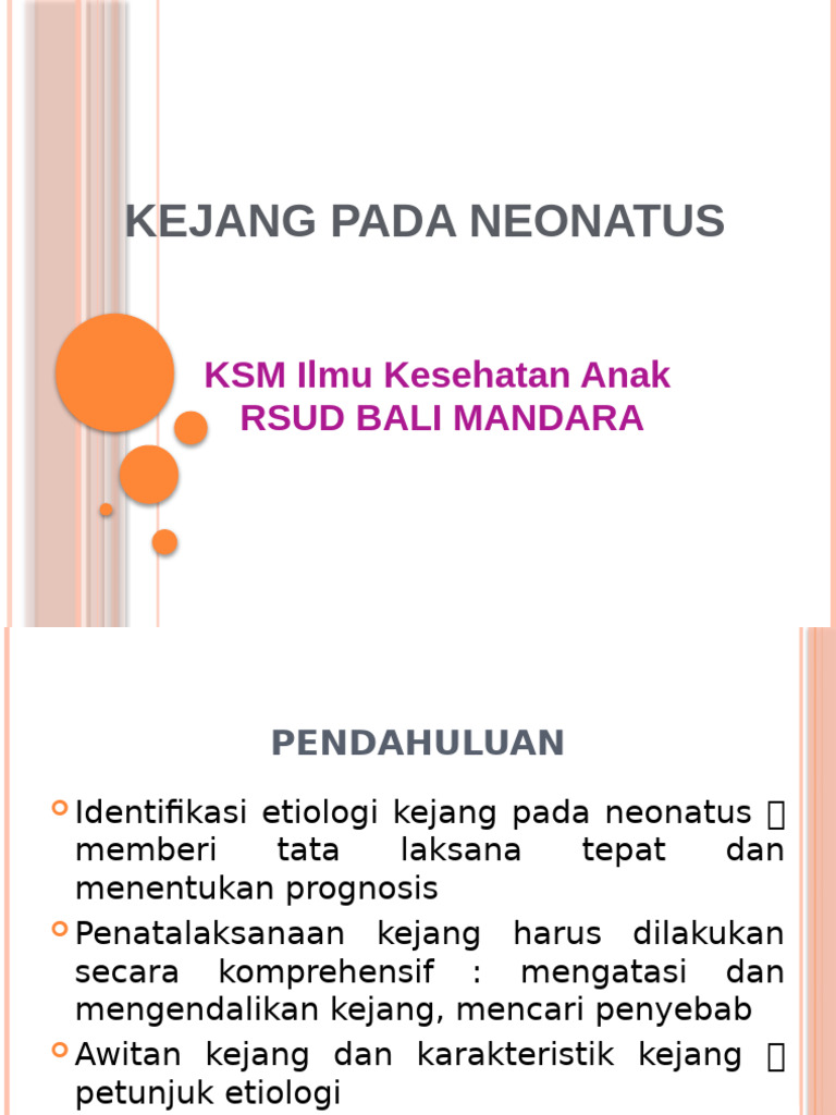 KEJANG Iht Ews | PDF