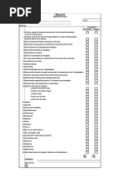 Railroad Safety Inspection Checklist | PDF | Rail Transport | Safety