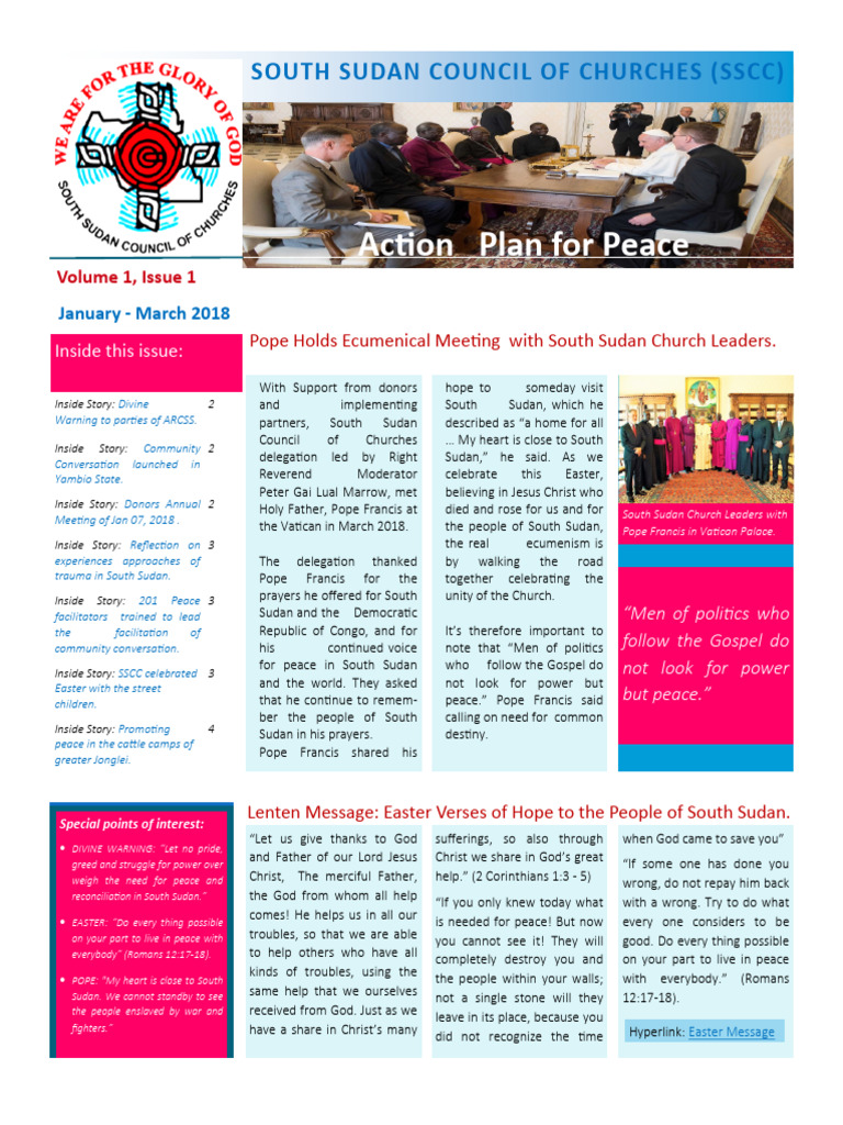 Mata - SSCC Newsletter | PDF