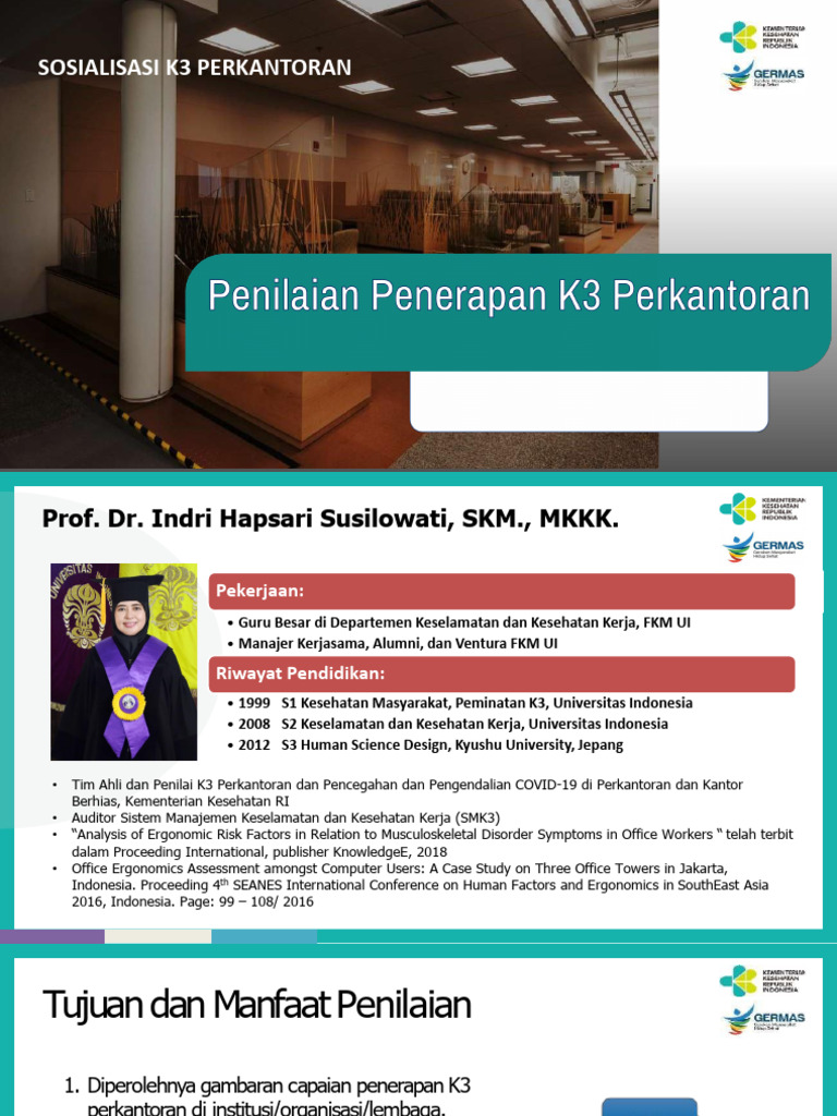 Pedoman Teknis Penilaian K3P Dinkes Sumut 2024 | PDF