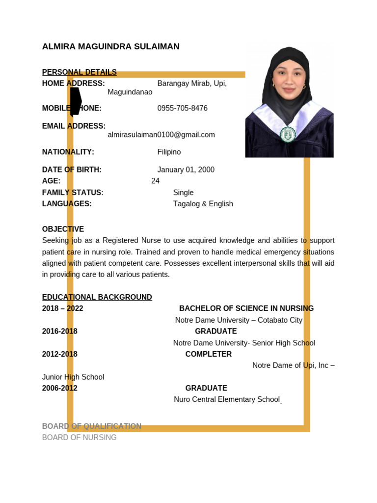 Almira Sulaiman CV | PDF