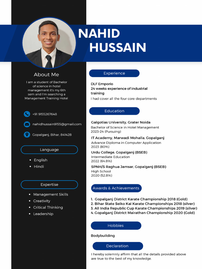 Nahid Resume | PDF