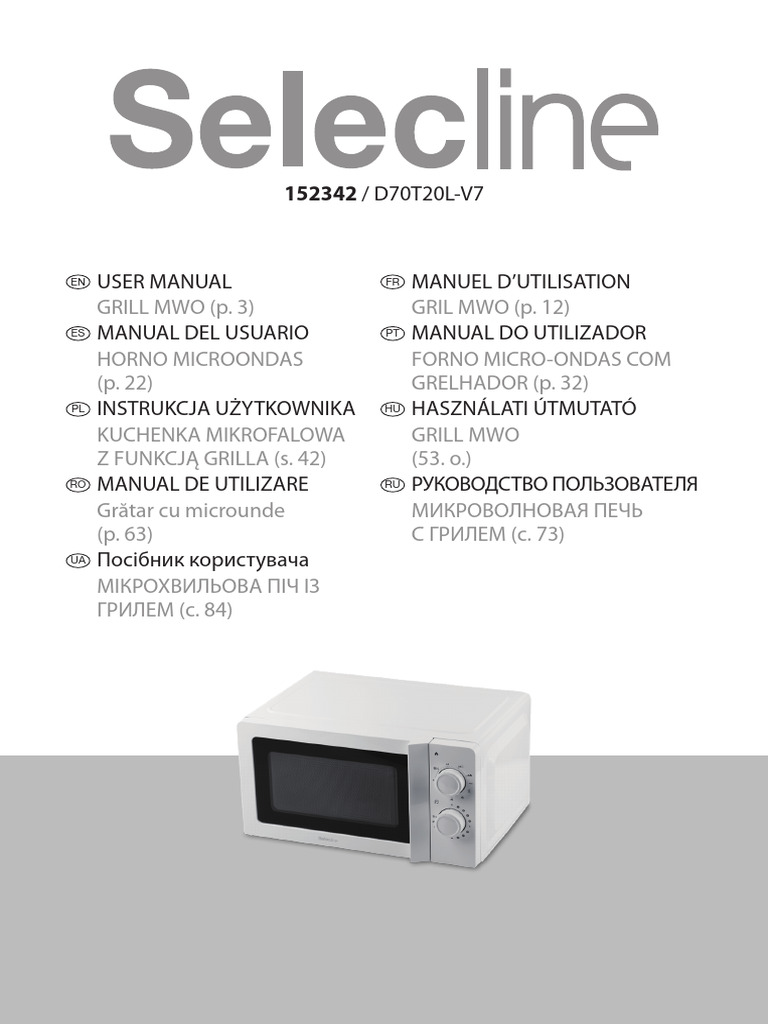 Selecline D70T20L-V7 Microwave | PDF