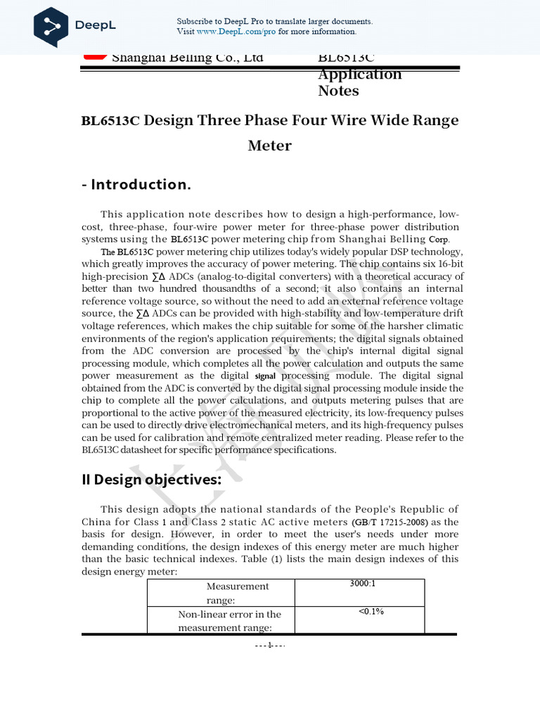 BL6513C App Note (1) | PDF