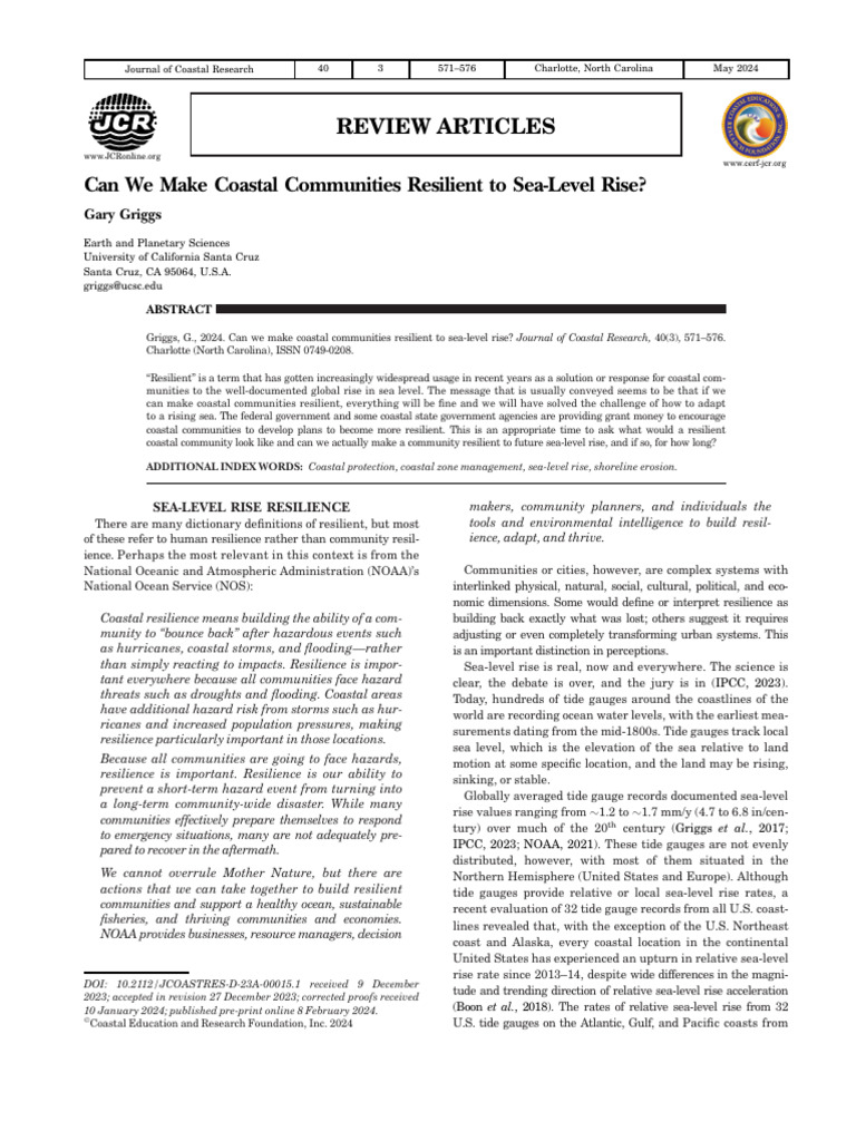 Coastal Geography Engineering | PDF