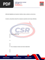 Comprehensive Company Profile Template | PDF
