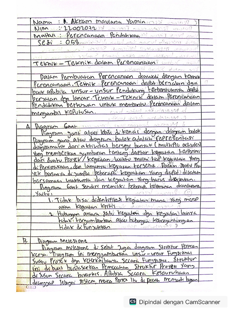 Resume15 - Perencanaan Pendidikan - Akram Ma | PDF