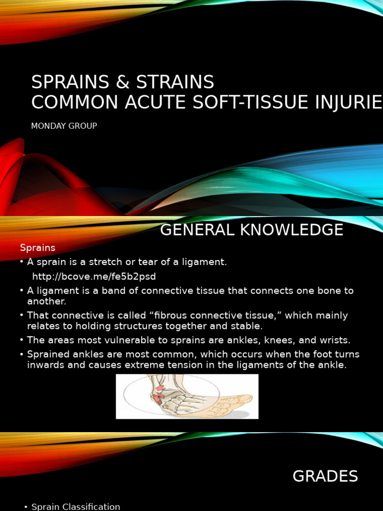 Sprains and Strains | PDF