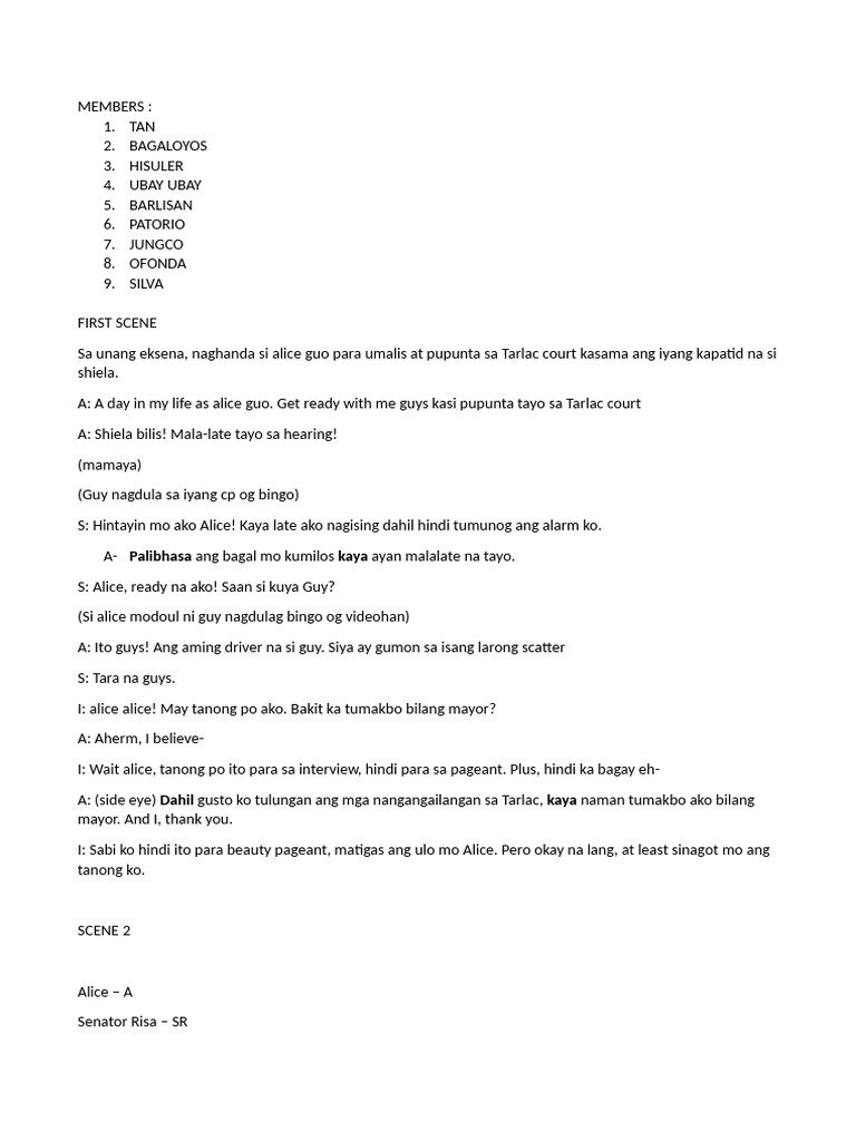 Filipino Script | PDF