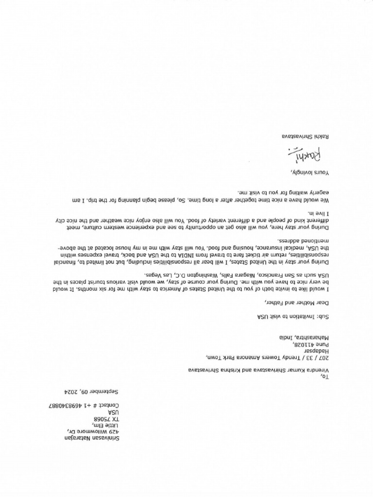 Invitation Letter | PDF