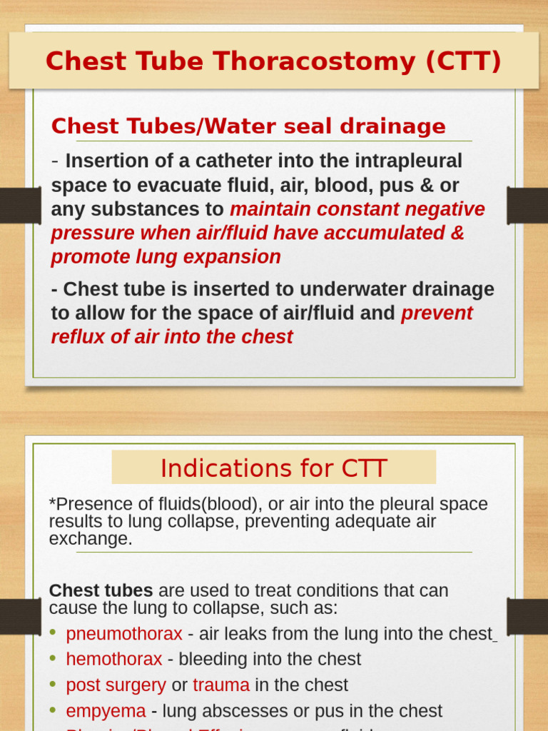 Chest Thoracostomy | PDF