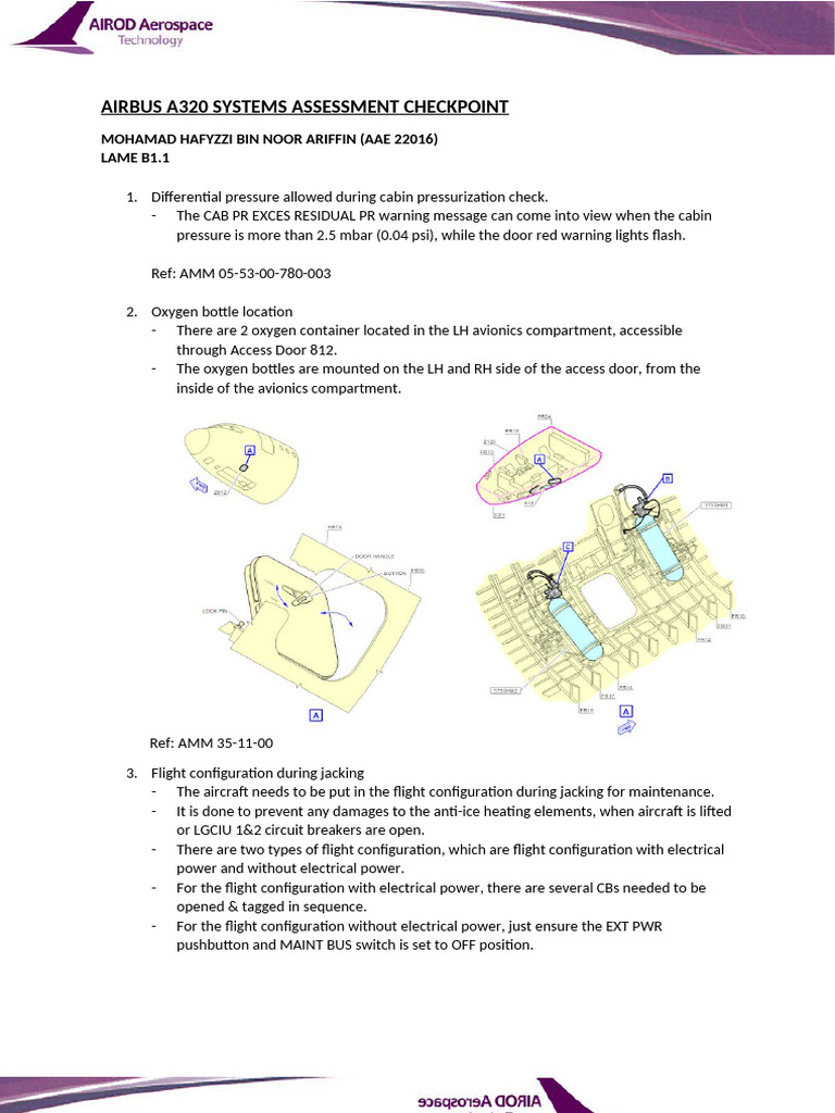 Airbus A320 Systems Assessment Checkpoint | PDF