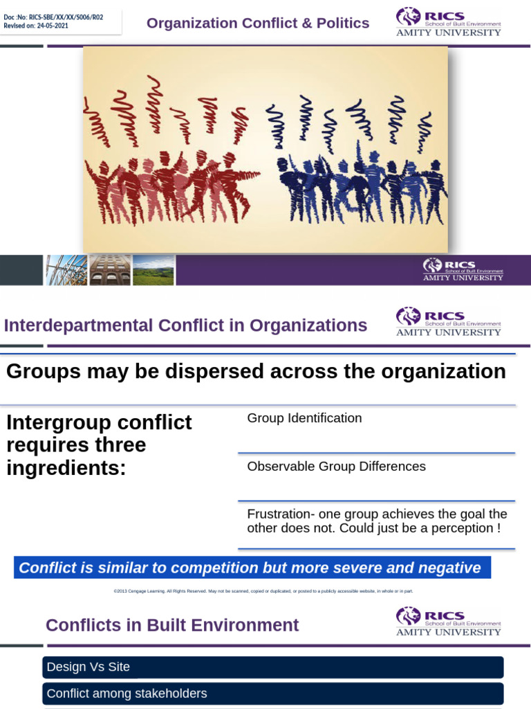 Lecture 6 Conflict and Politics | PDF