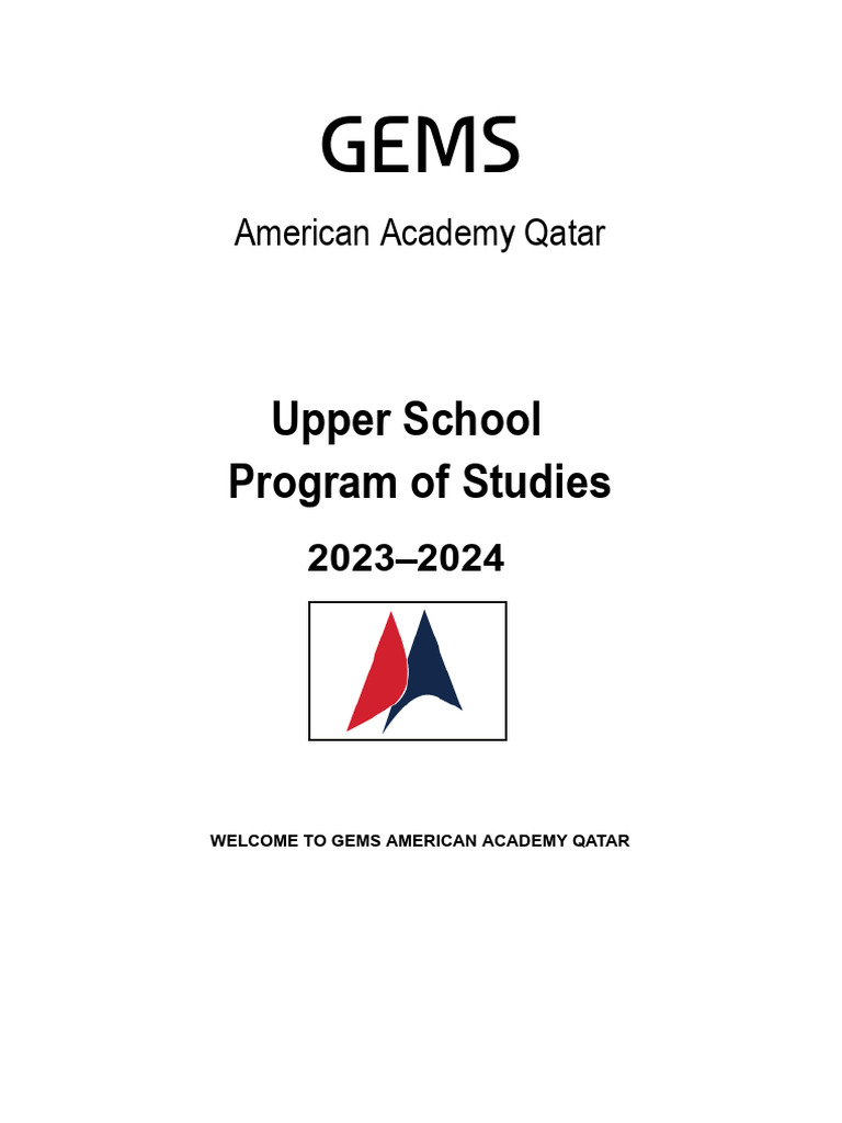 GAAQ - Program of Studies Course Catalogue - 2023 - 2024 | PDF