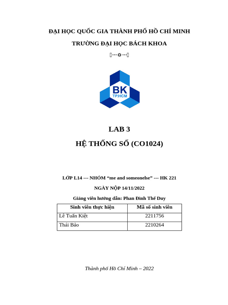 Báo Cáo Lap3 | PDF