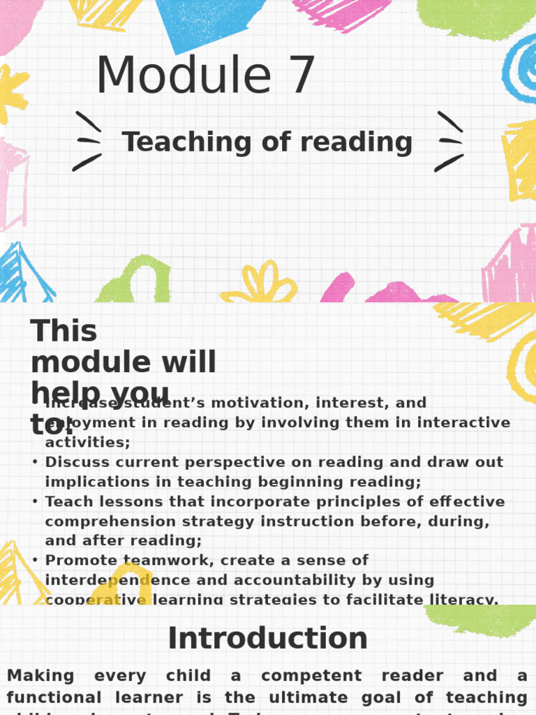 Group 7 Presentation | PDF | Reading Comprehension | Phonics