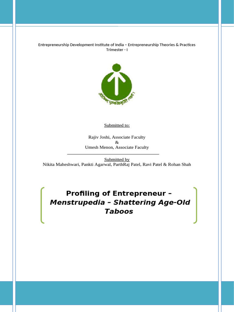 Menstrupedia ETP FINAL | PDF