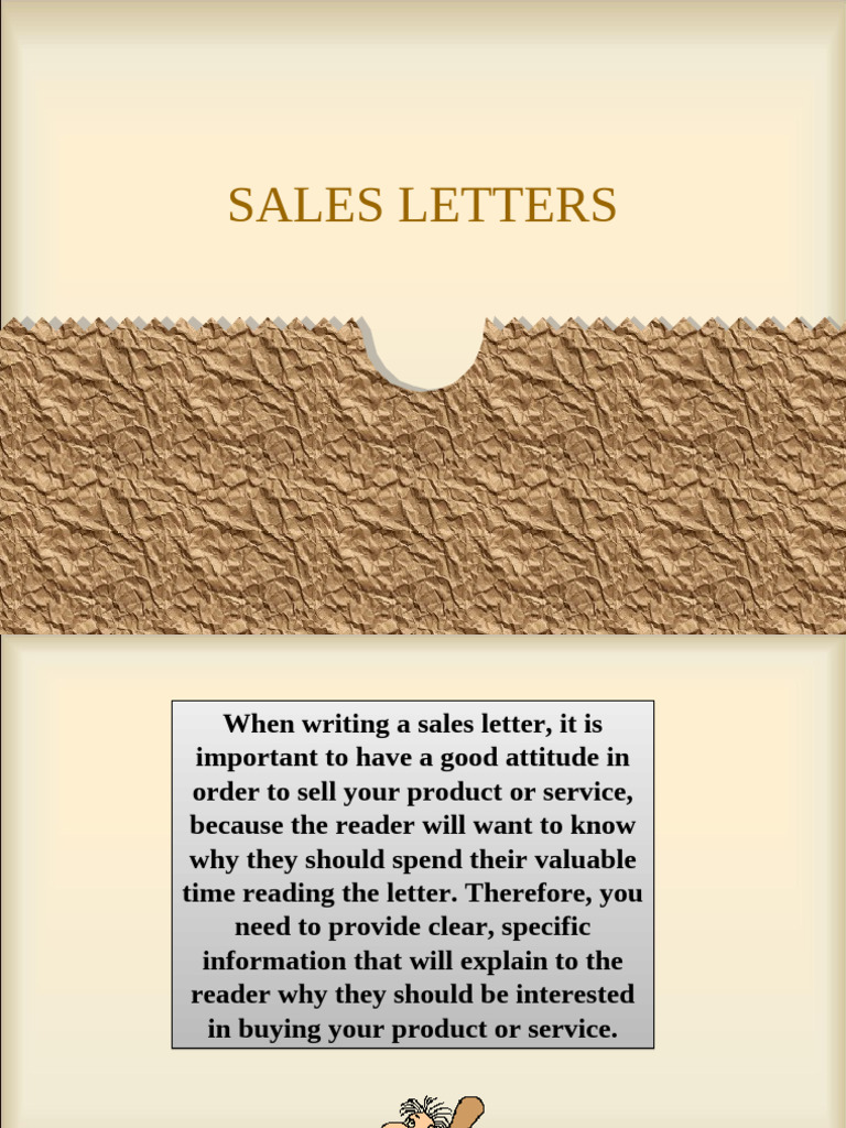 On Sales Letters | PDF