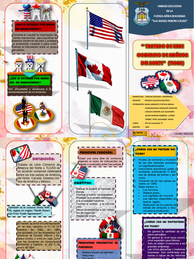 Triptico Tlcan - Geografia | PDF