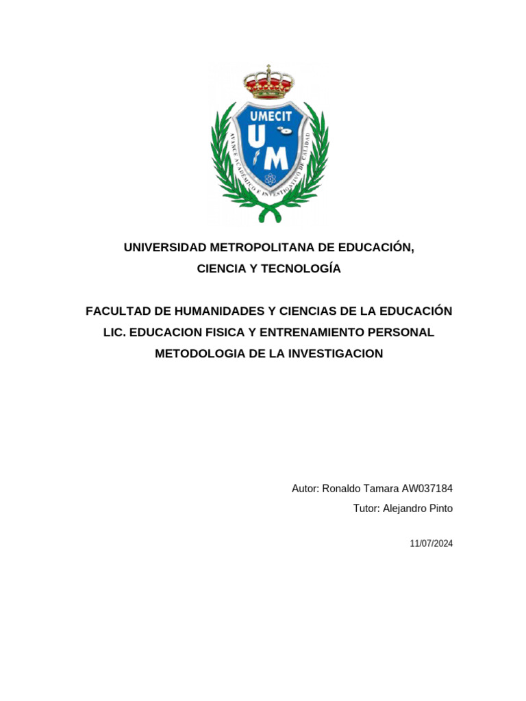 Unidad Ii (1) Metodologia Inv | PDF