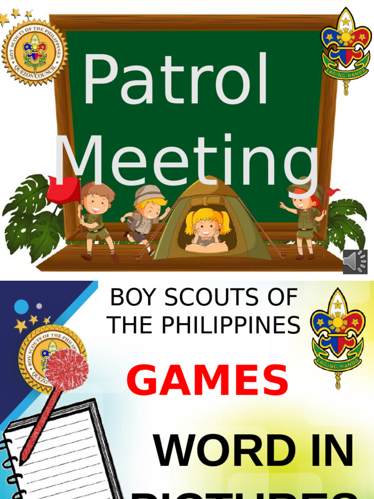 PLTC PATROL MEETING - For Upload | PDF | Scouting | Boy Scouts Of America