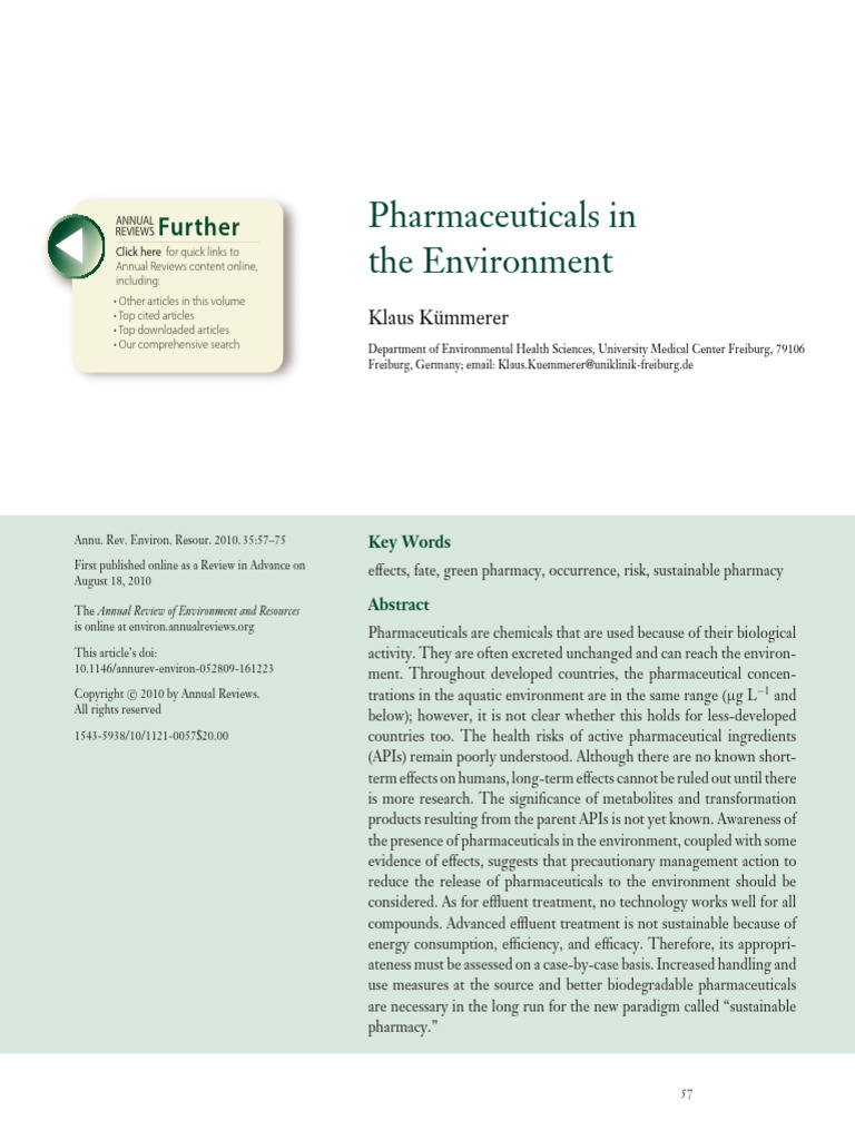 Kummerer, 2010 | PDF