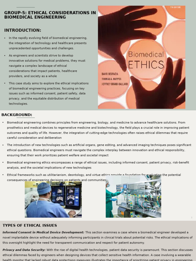 Group-5 Biomed Ethics PPT (1) - Architha | PDF