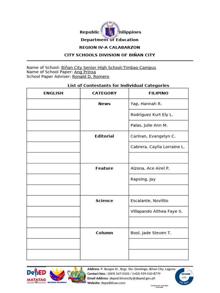 Enclosure 4 Registration-Form | PDF