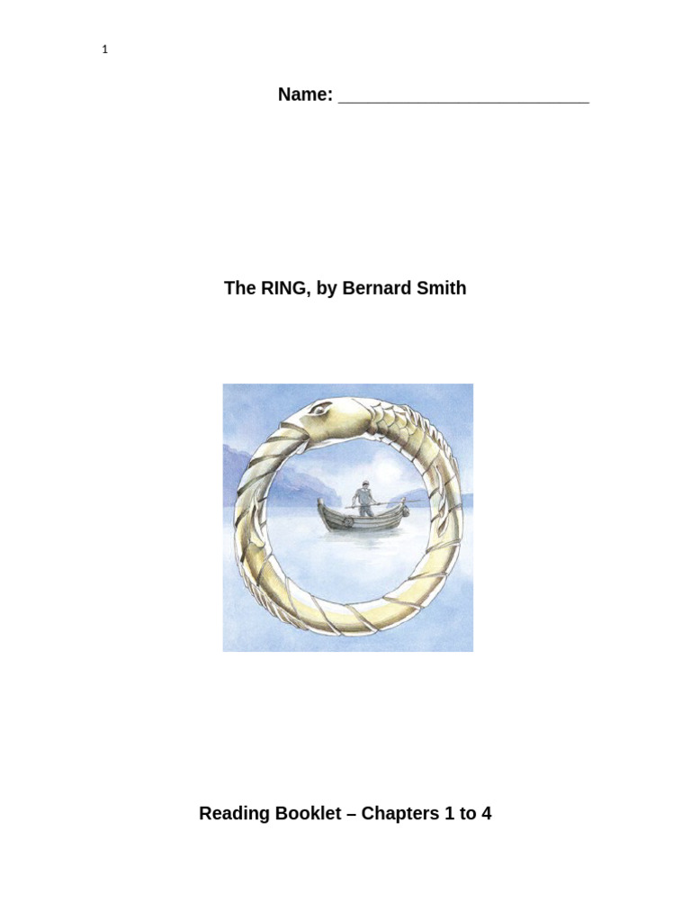 RING Chapters 1-4 Reading Guide | PDF