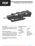 rdx5 Specification Sheet English | PDF | Drill | Drilling