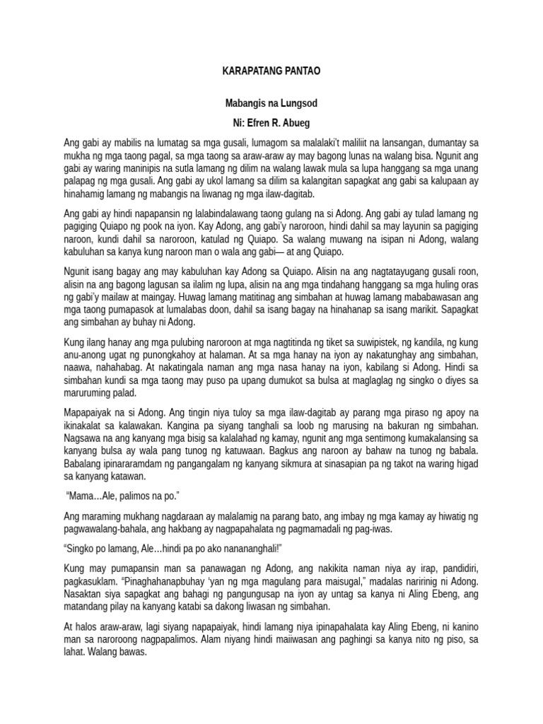 Karapatang Pantao | PDF