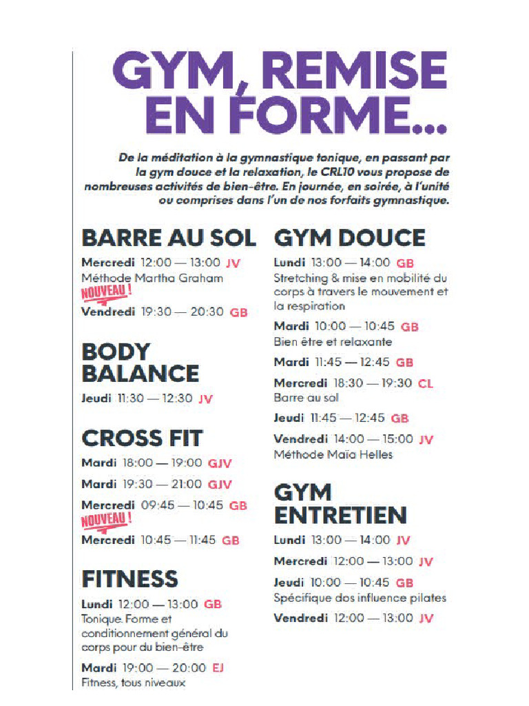 Gym | PDF
