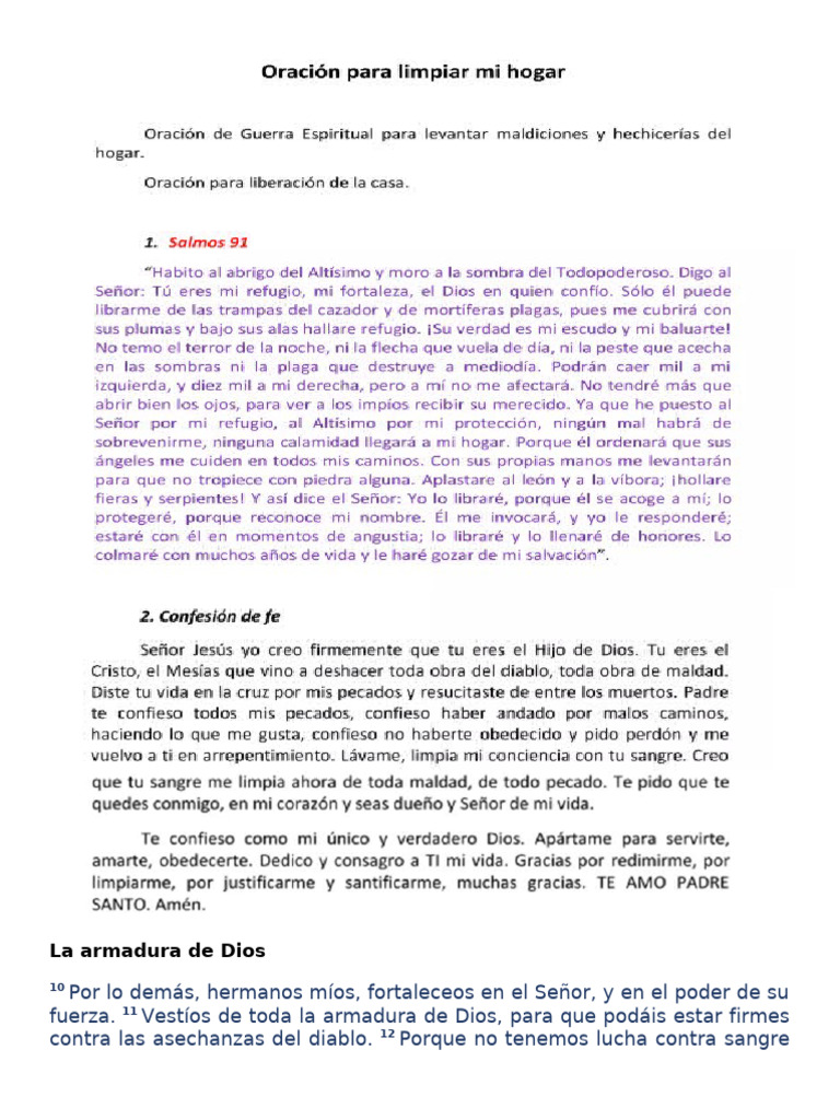 Oracion | PDF