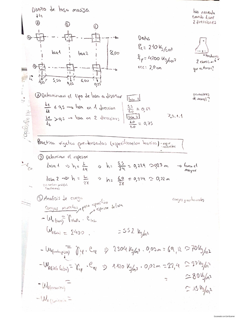 Diseñó de Losa | PDF
