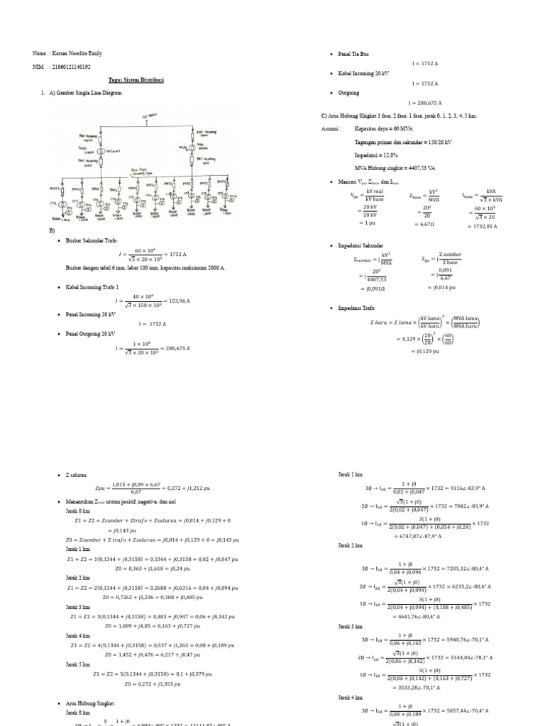 Tugas 1 Distribusi - Karren Noorlita Emily - 21060121140192 | PDF