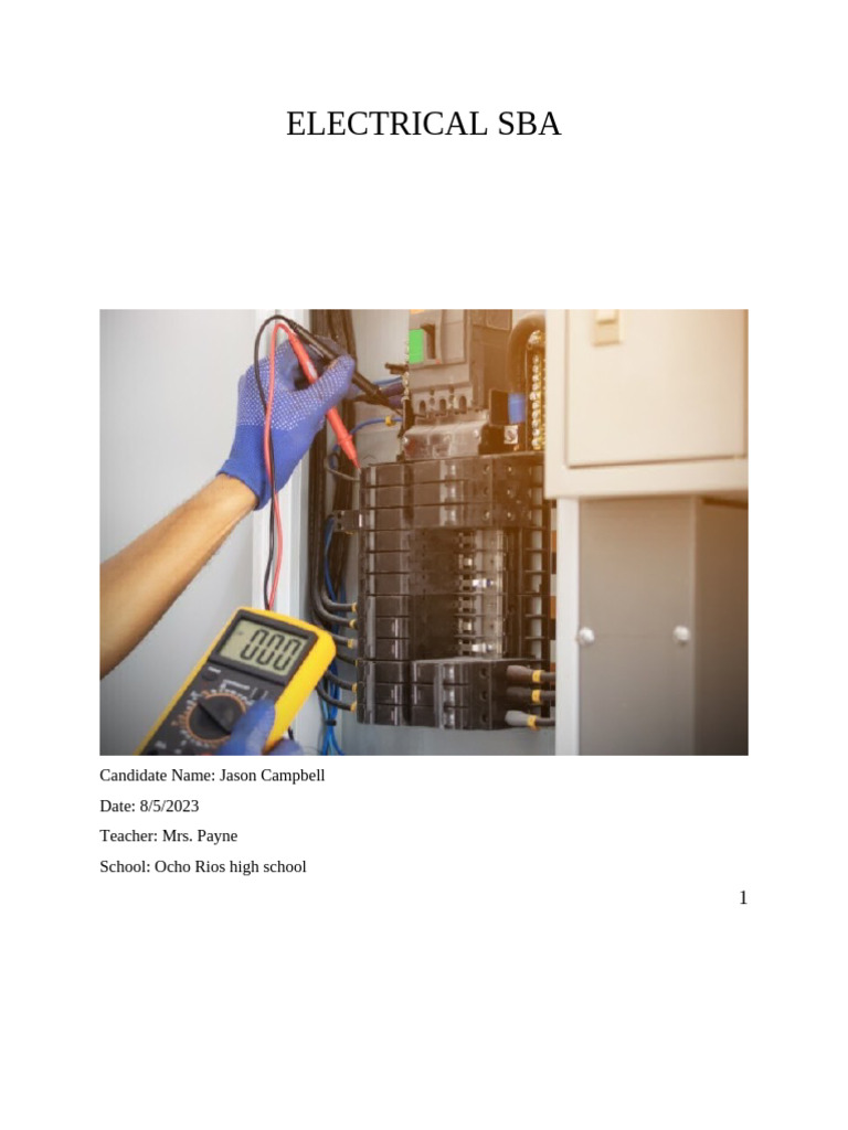 jason campbell electrical sba | PDF