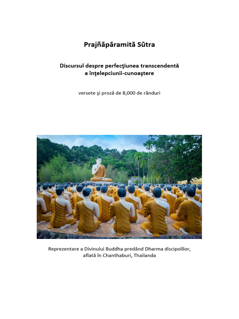 Prajnaparamita Sutra, Fara Comentariu | PDF