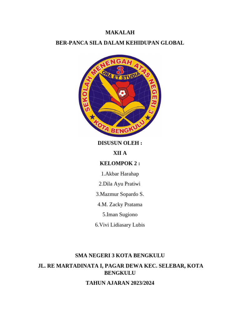 MAKALAH PKN 12 | PDF