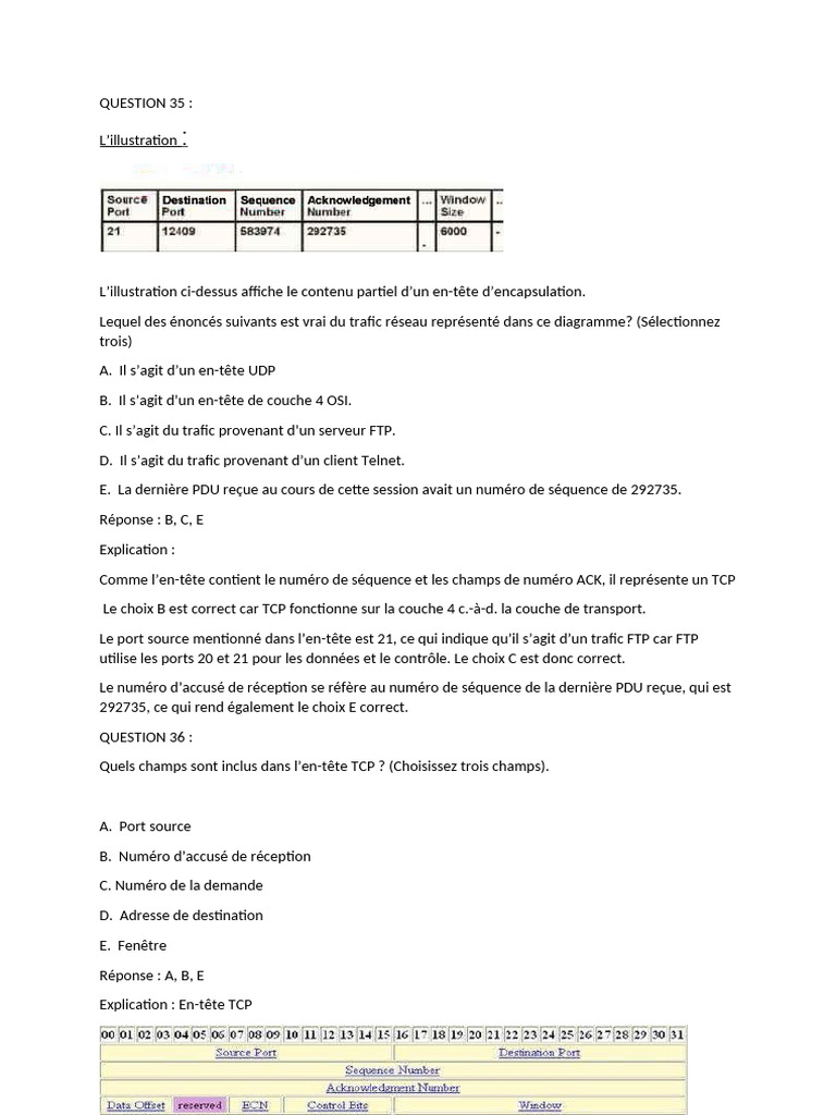QCM CCNA Partie 10 | PDF