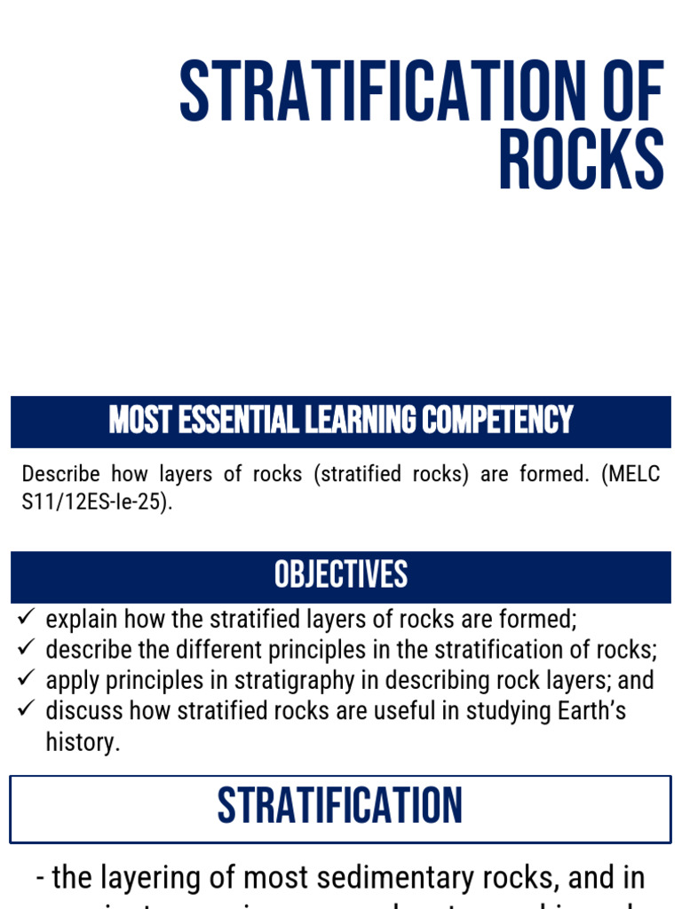 Stratification of Rocks | PDF