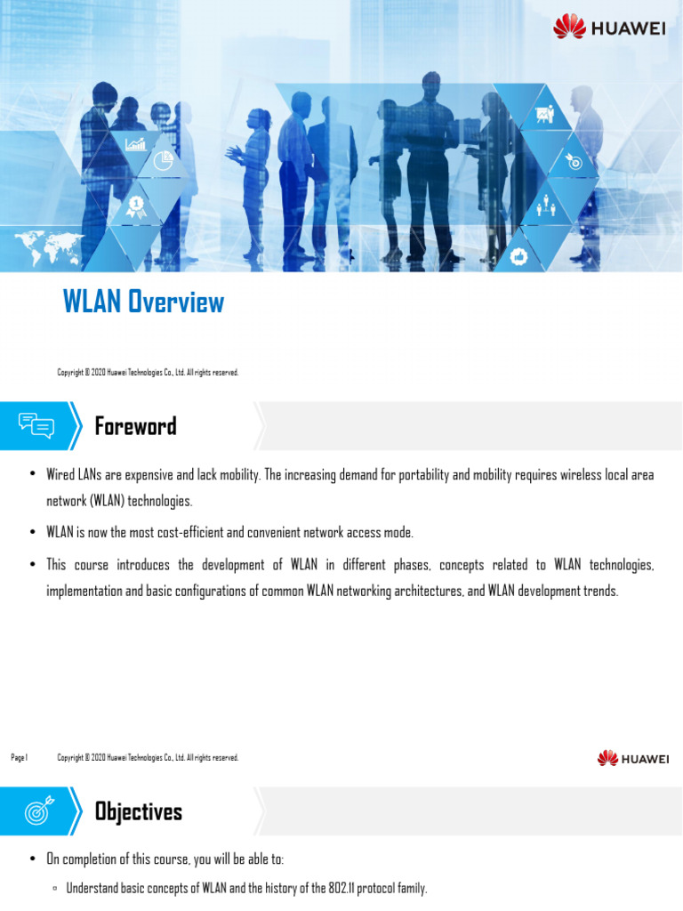 16 WLAN Overview | PDF | Wireless Lan | Radio Spectrum