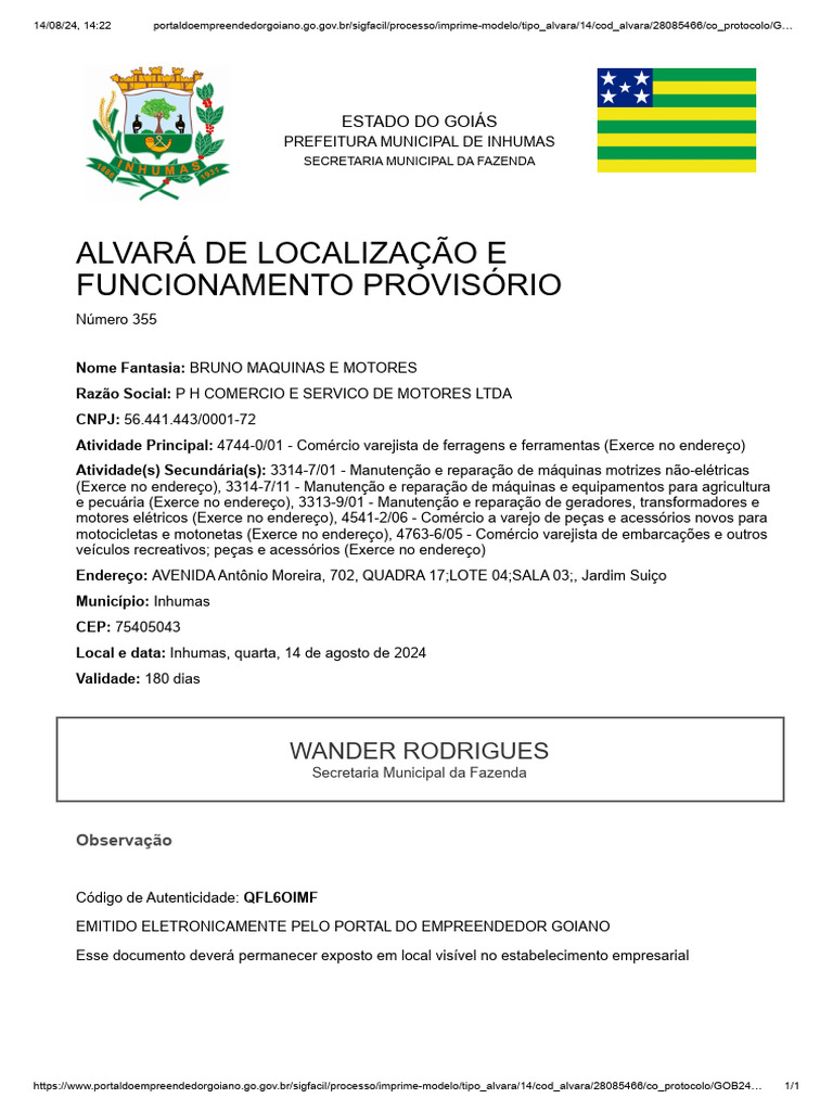 Alvara Provisorio | PDF