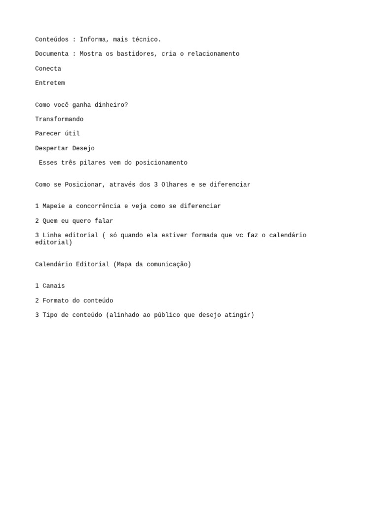 Conteúdos Informa, Mais Técnico. | PDF