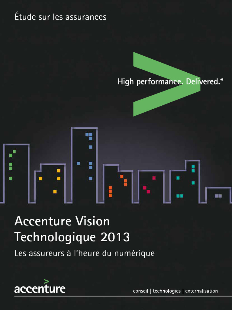 Accenture Vision Technologique 2013 | PDF