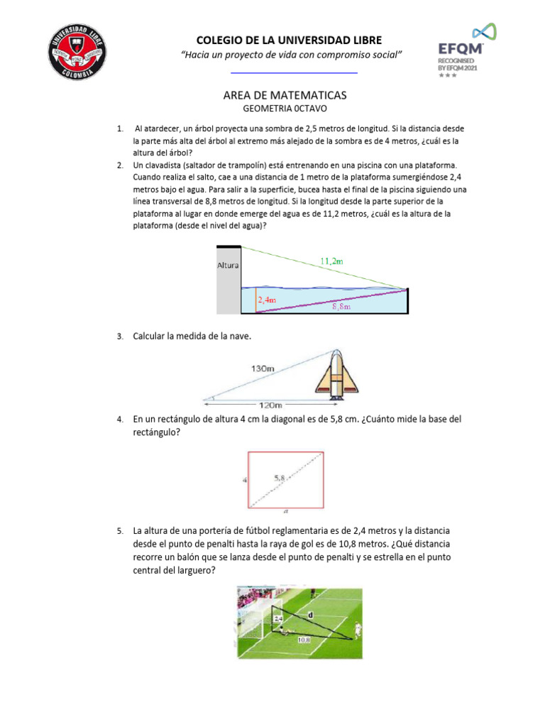 Taller Geometria Octavo | PDF