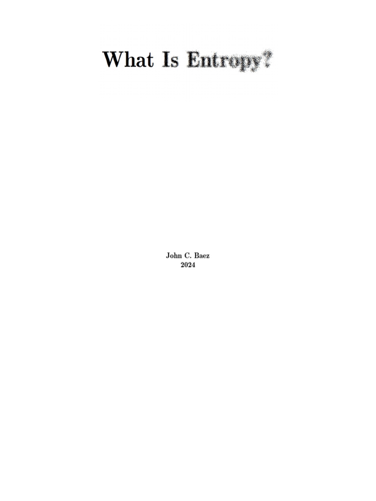 John C. Baez 2024 | PDF