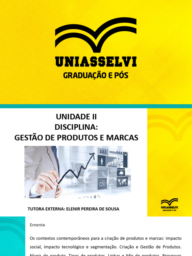 Gestão de Produtos e Marcas - Unidade 2 PDF | PDF