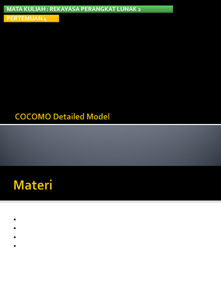 0104 - Pertemuan 4 - Detailed Model | PDF