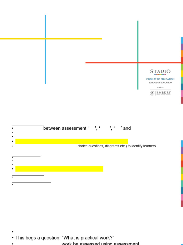 WEEK 07 (2021) Assessment Part 3 Slides Only | PDF